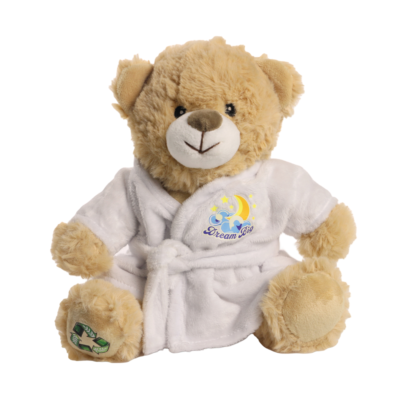 20cm Catherine Eco Teddy Bear with Dressing Gown | Total Merchandise