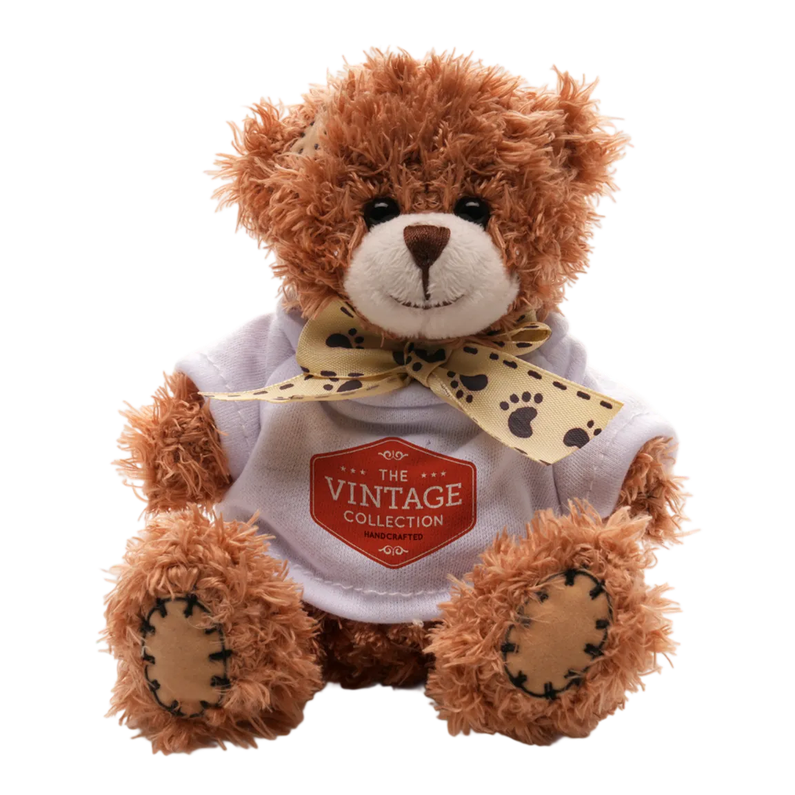 Branded Small Patched Paw Bear with T-Shirt | Total Merchandise