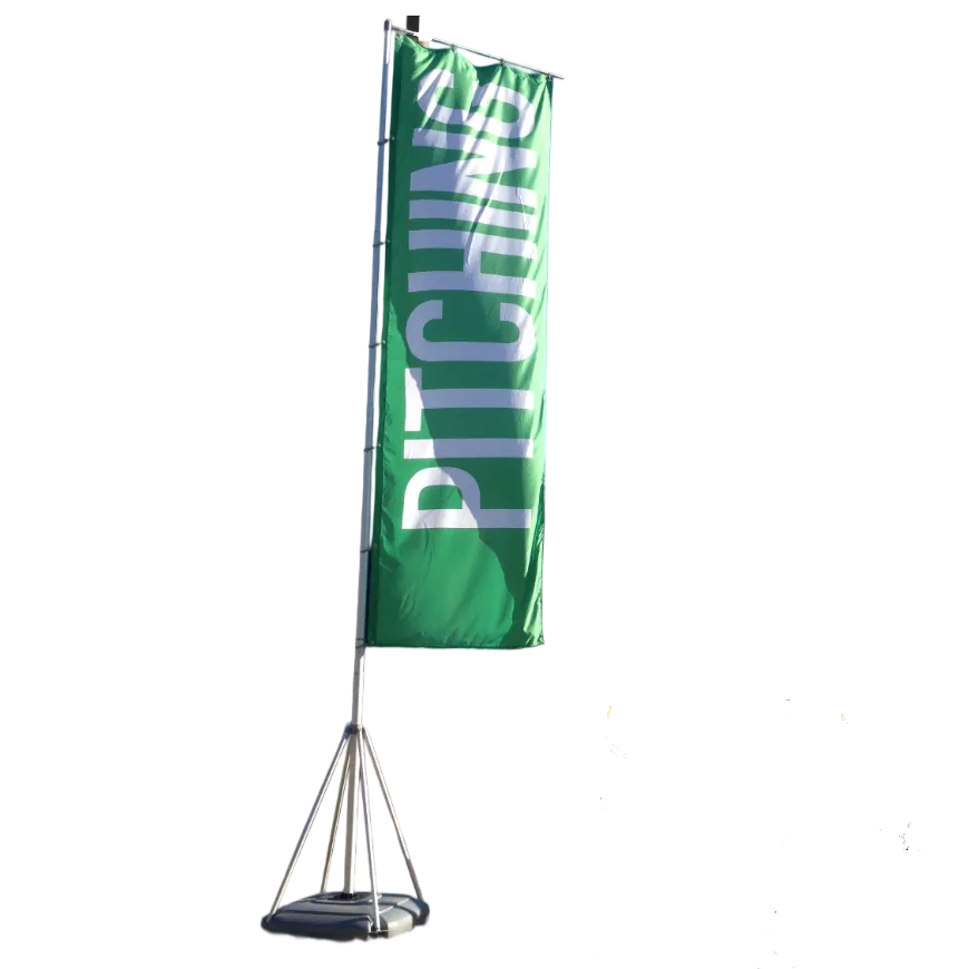 5m Single Sided Graphic Wind Dancer Flag Kit | Total Merchandise