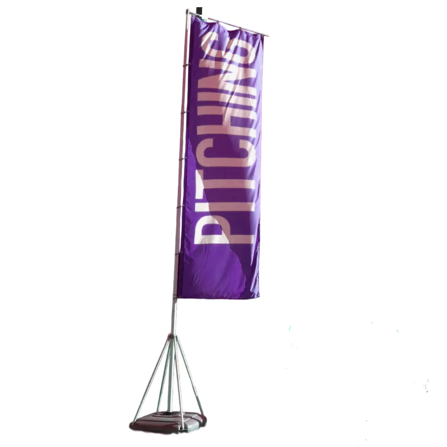 5m Double Sided Graphic Wind Dancer Flag Kit | Total Merchandise