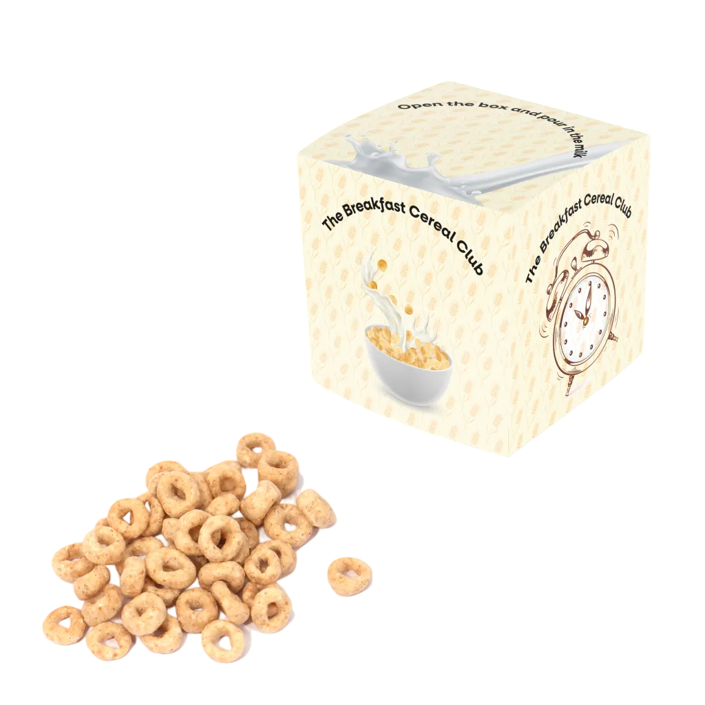 Custom Printed Eco Cube Cereal Bowl Box | Total Merchandise
