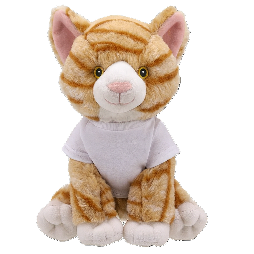 Logo Branded Cat Teddy | Total Merchandise