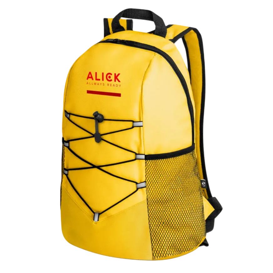 Logo Branded 600D Recycled Polyester Backpack | Total Merchandise