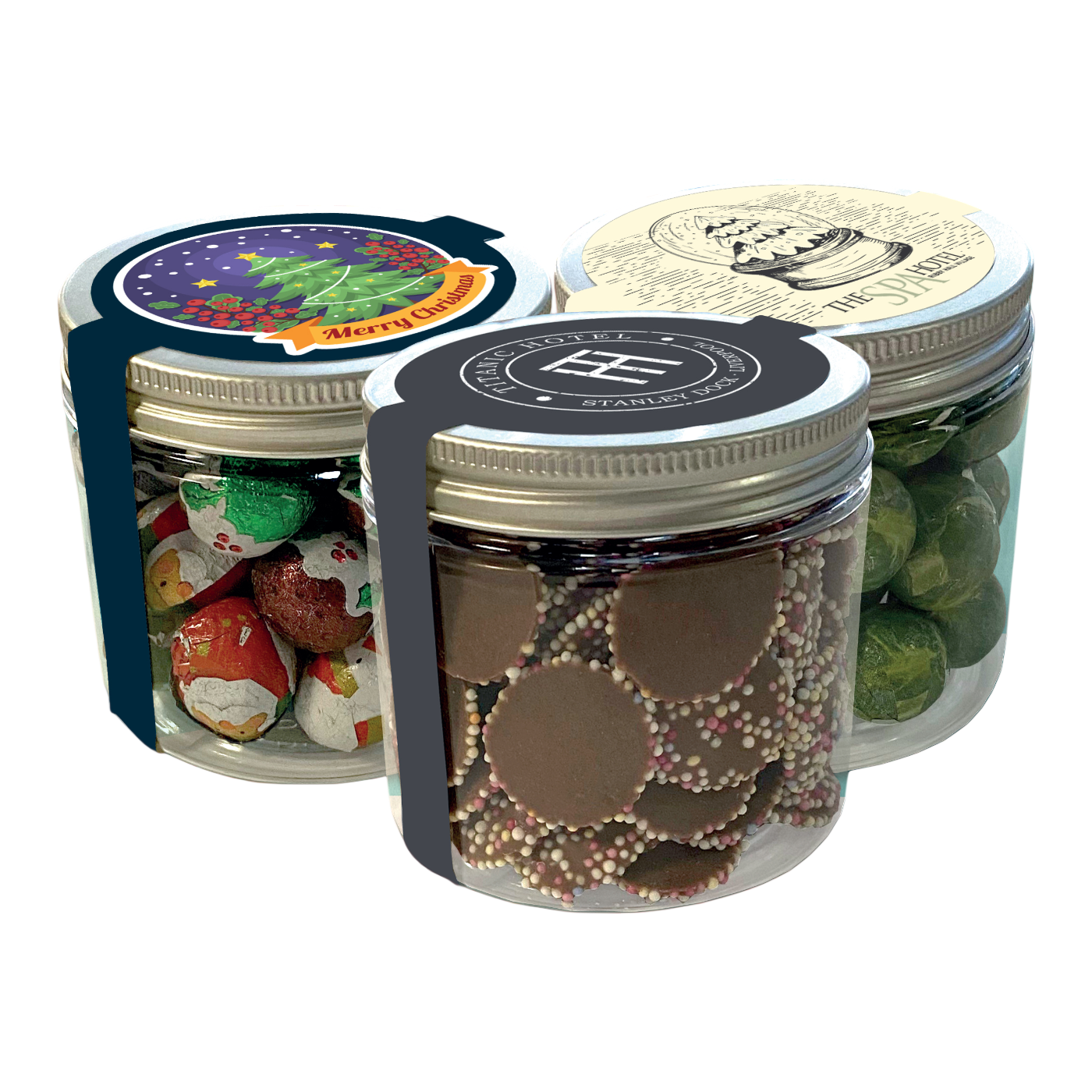 Custom Branded Large Screw Top Sweet Pots | Total Merchandise