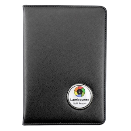 Premium Leather Look Scorecard Holder | Promo Golf Items