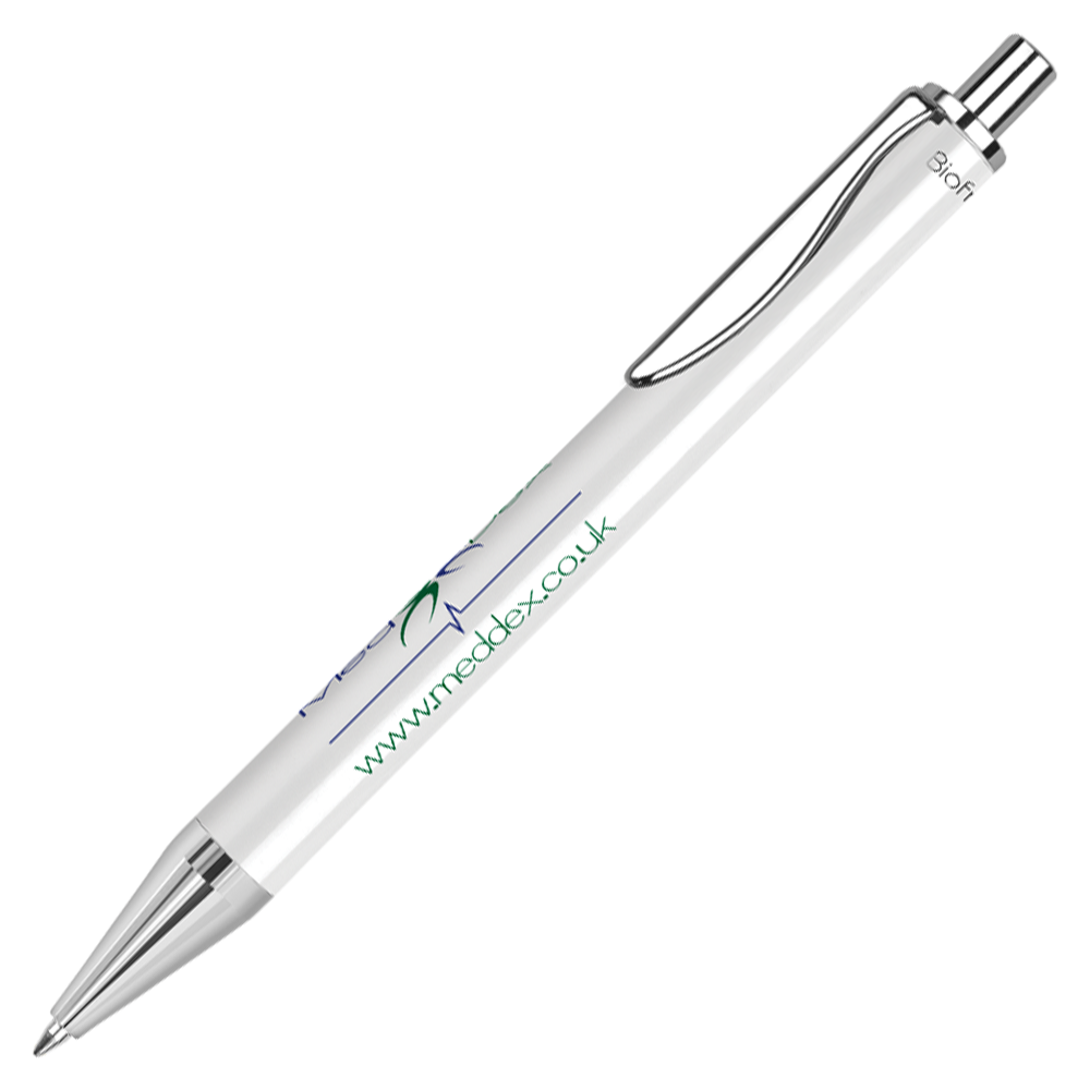 UK Branded Biofree Antibacterial Ballpen | Total Merchandise