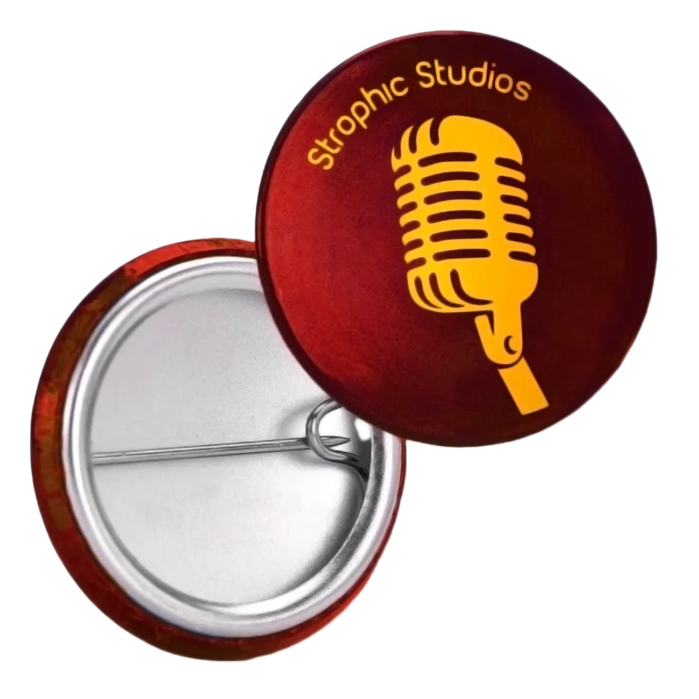 32mm UK Printed Button Badges | Total Merchandise