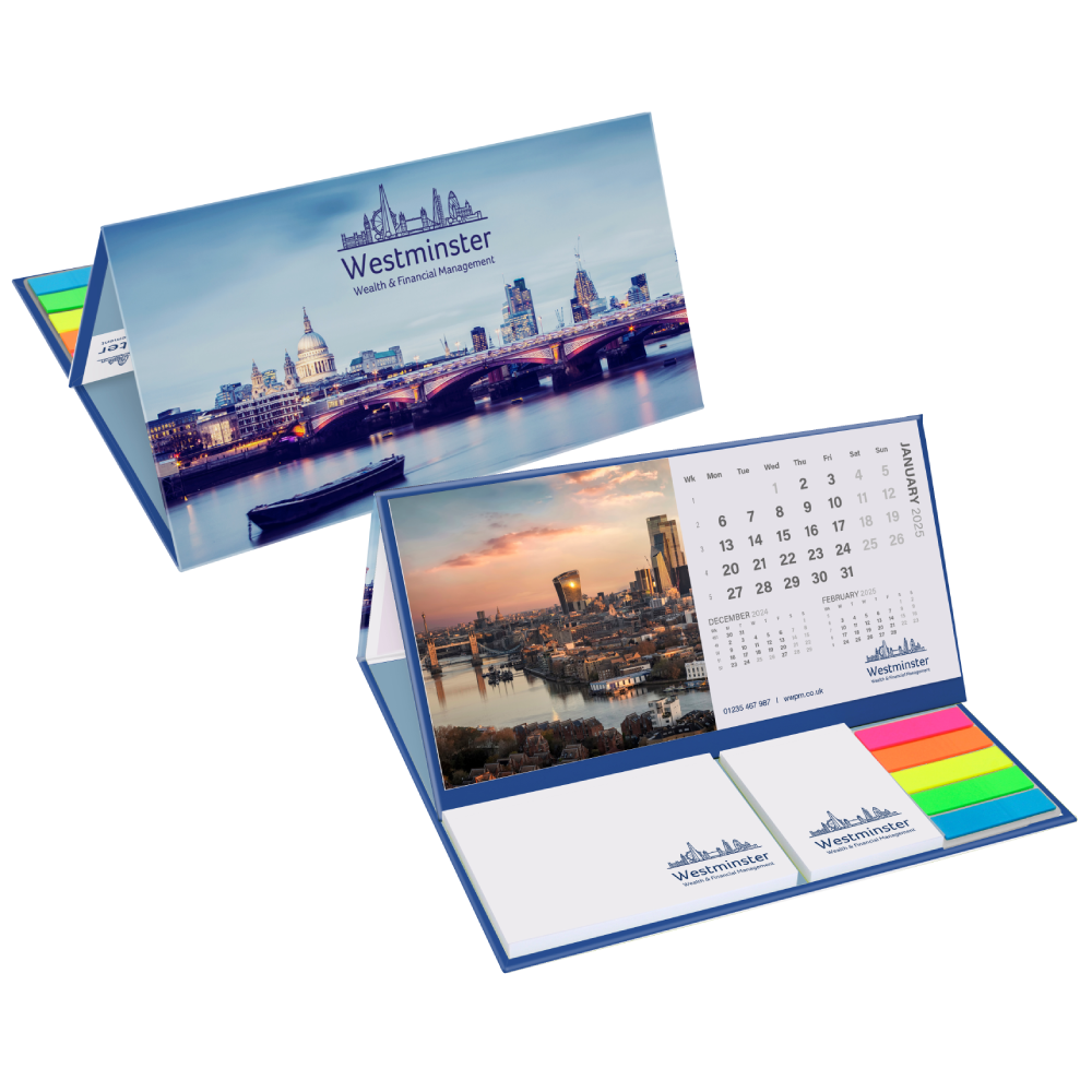 Promotional Calendar And Sticky Note Set | Total Merchandise