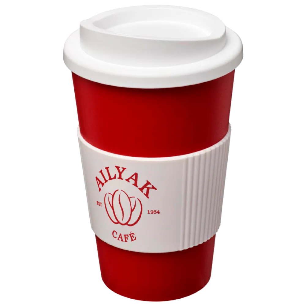 Branded Americano Mugs With Grip | Total Merchandise