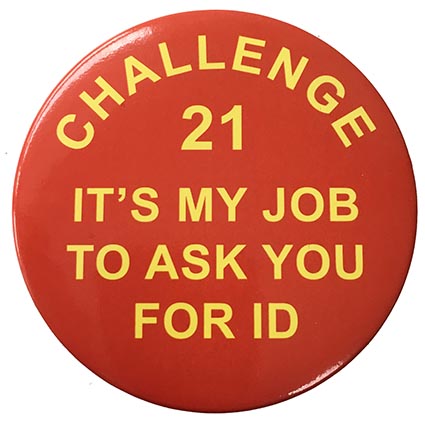75mm UK Printed Button Badges | Total Merchandise