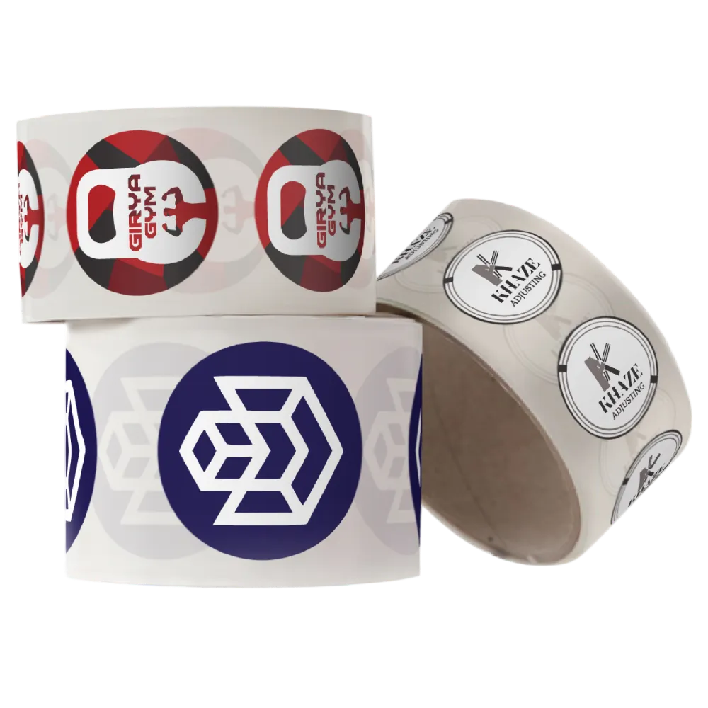 Reels of Paper Stickers | Branded Stickers | Total Merchandise