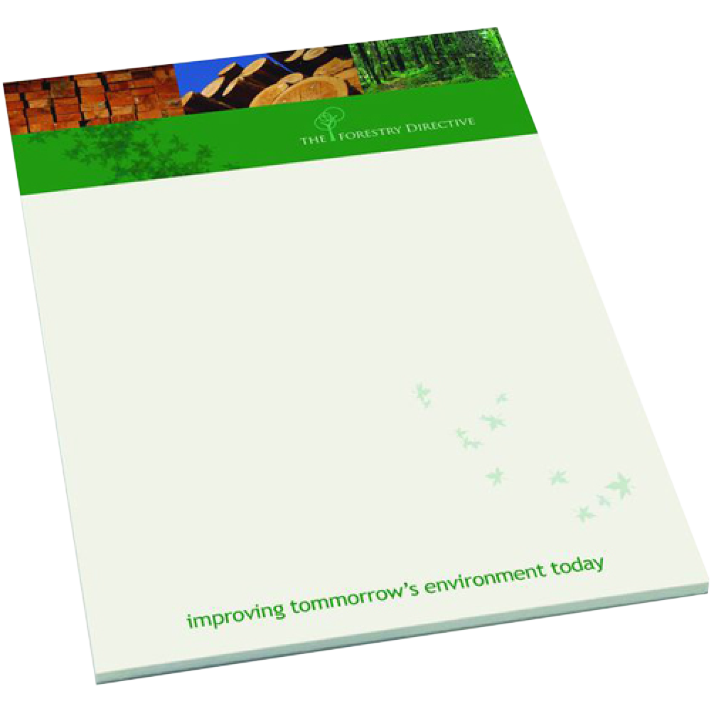 A4 Recycled Paper Pads | Printed Note Pads| Total Merchandise