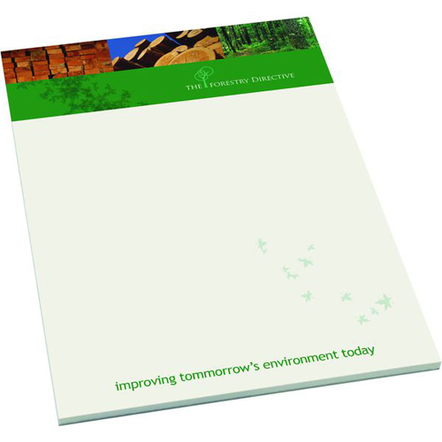 A4 Recycled Paper Pads | Printed Note Pads| Total Merchandise