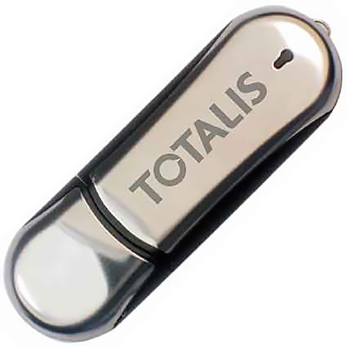 Printed Chrome USB Flashdrive | Total Merchandise