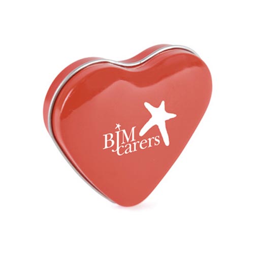 Promotional Heart Shaped Mint Tins | Branded Mints