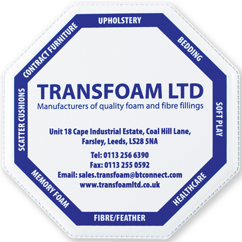 PVC Welded Octagonal Coasters | Printed Coasters