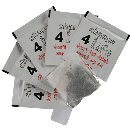 Branded Tea Bags | Printed Tea Packs | Event Merchandise