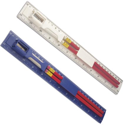 5 Piece Ruler Set | Printed Desk and Office Items | Rulers, Calculators ...