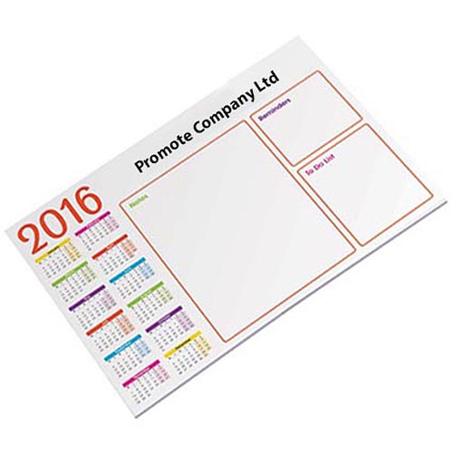 A2 Desk Pads | Paper Products | Printed Note Pads | Branded Post It ...