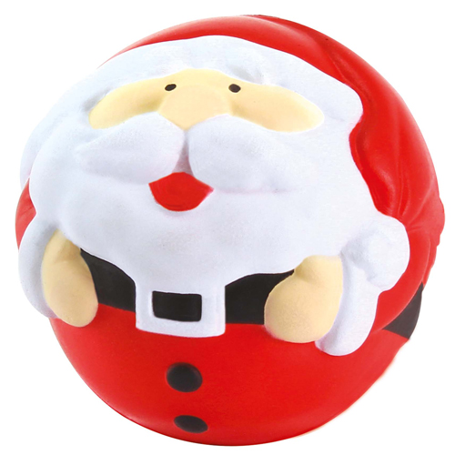 Branded Santa Stress Balls | Total Merchandise